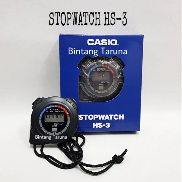 Jual Stopwach Casio HS 3 Stopwatch Casio HS3 Stopwatch Casio HS-3 Casio HS3 | Shopee Indonesia