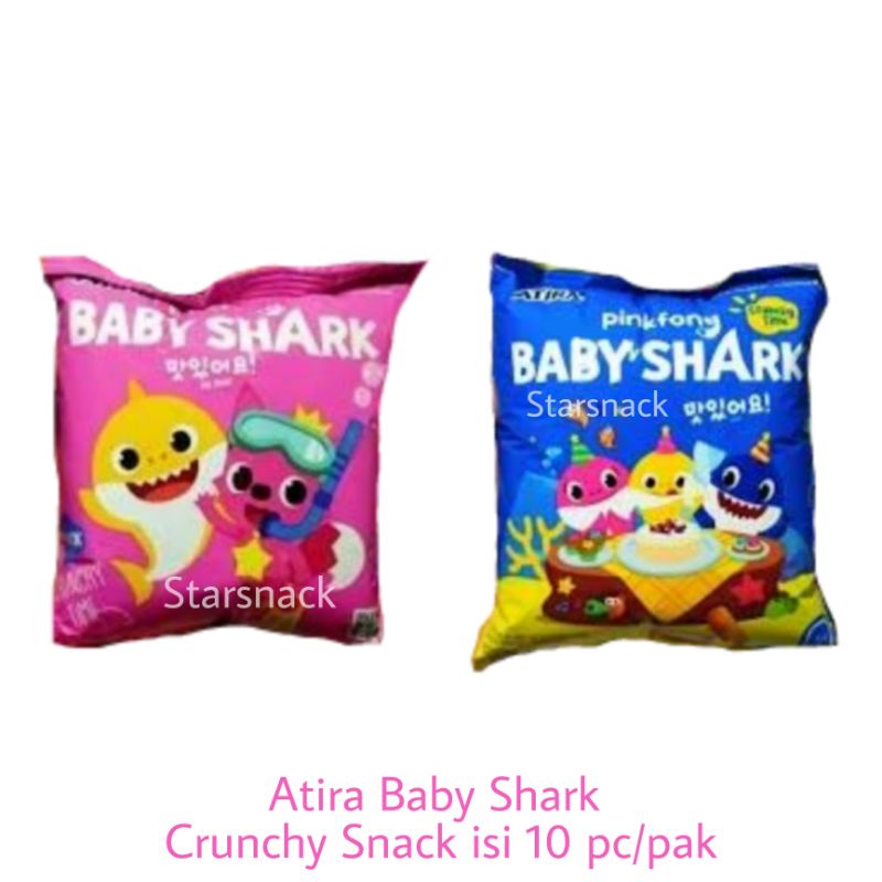 Jual Atira Baby Shark Snack Balado isi 10 bj/pak | Shopee Indonesia