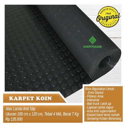 Jual Karpet Karet Anti Slip Motif Koin meteran | Shopee Indonesia