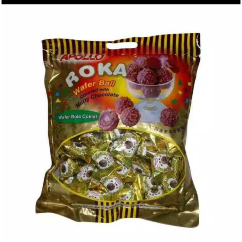 Jual Apolo roka wafer bola coklat | Shopee Indonesia