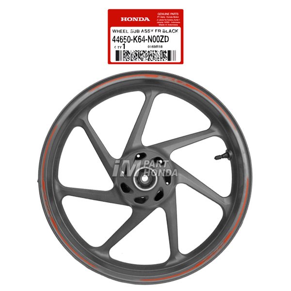 Jual 44650-K64-N00ZD Velg Racing Depan & Stiker Velg CBR 250 RR LED ...