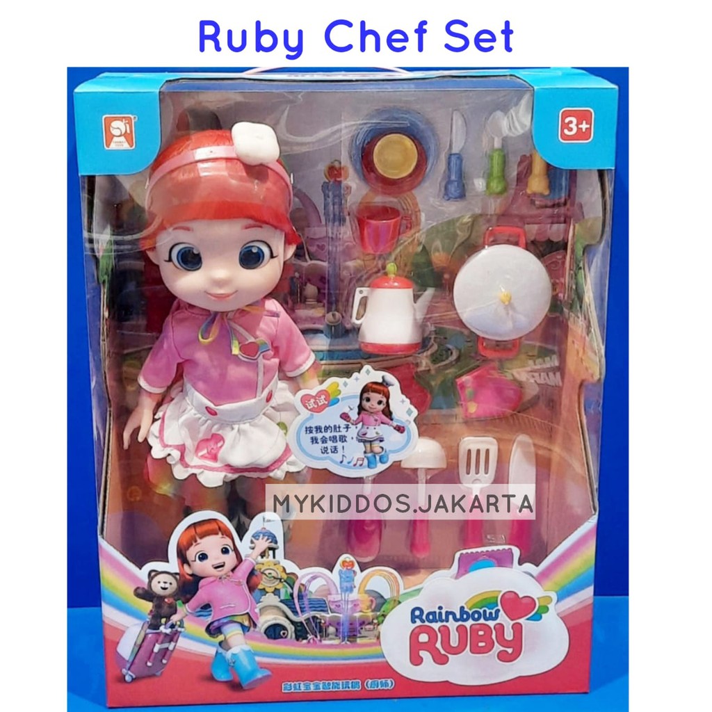Jual Rainbow Ruby - Chef (Talking & Singing) Playset - Mainan Boneka ...