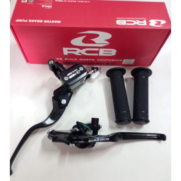 Jual Master rem Rcb +handle kopling rcb kanan tabung oval E2 dan kanan ...