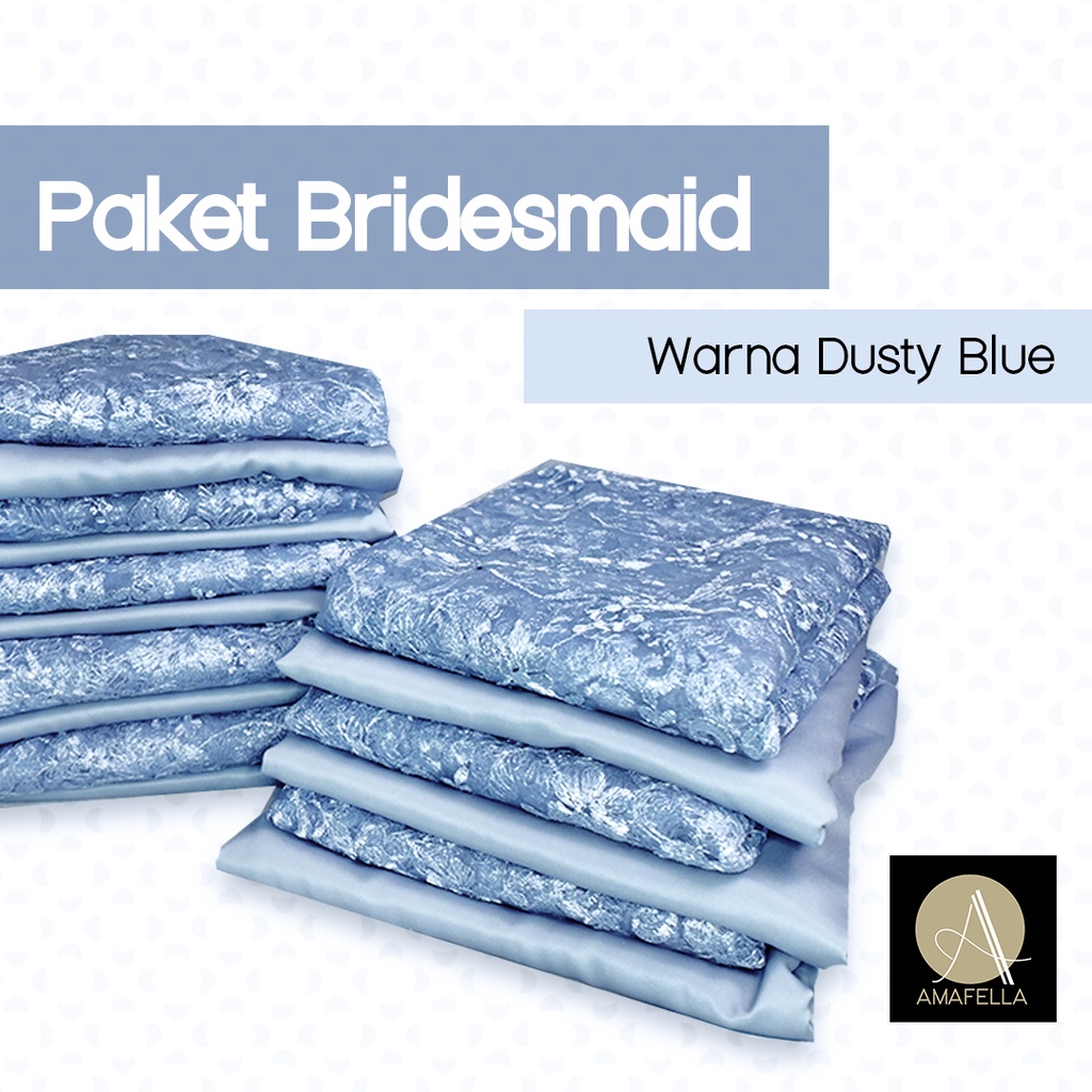 Jual Paket Kain Bridesmaid Seragaman Premium Lamaran Keluarga Lengkap ...
