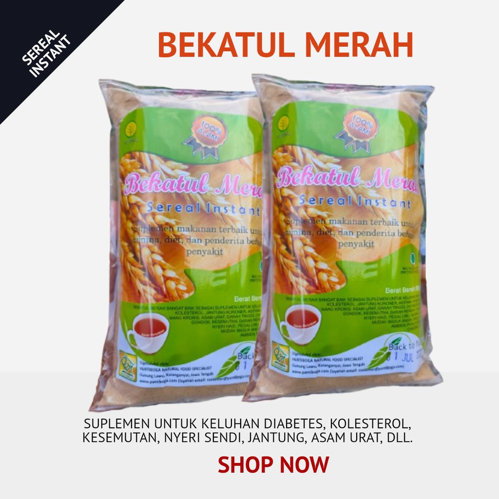 Jual BEKATUL BERAS MERAH ORIGINAL 100% - BEKATUL MERAH ISI 500GR (PROMO ...