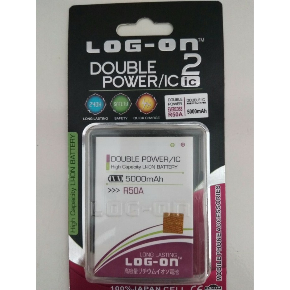 Jual Evercoss R50A/Winner Y2+/R50B Battery Log On Double Power/IC | Shopee Indonesia