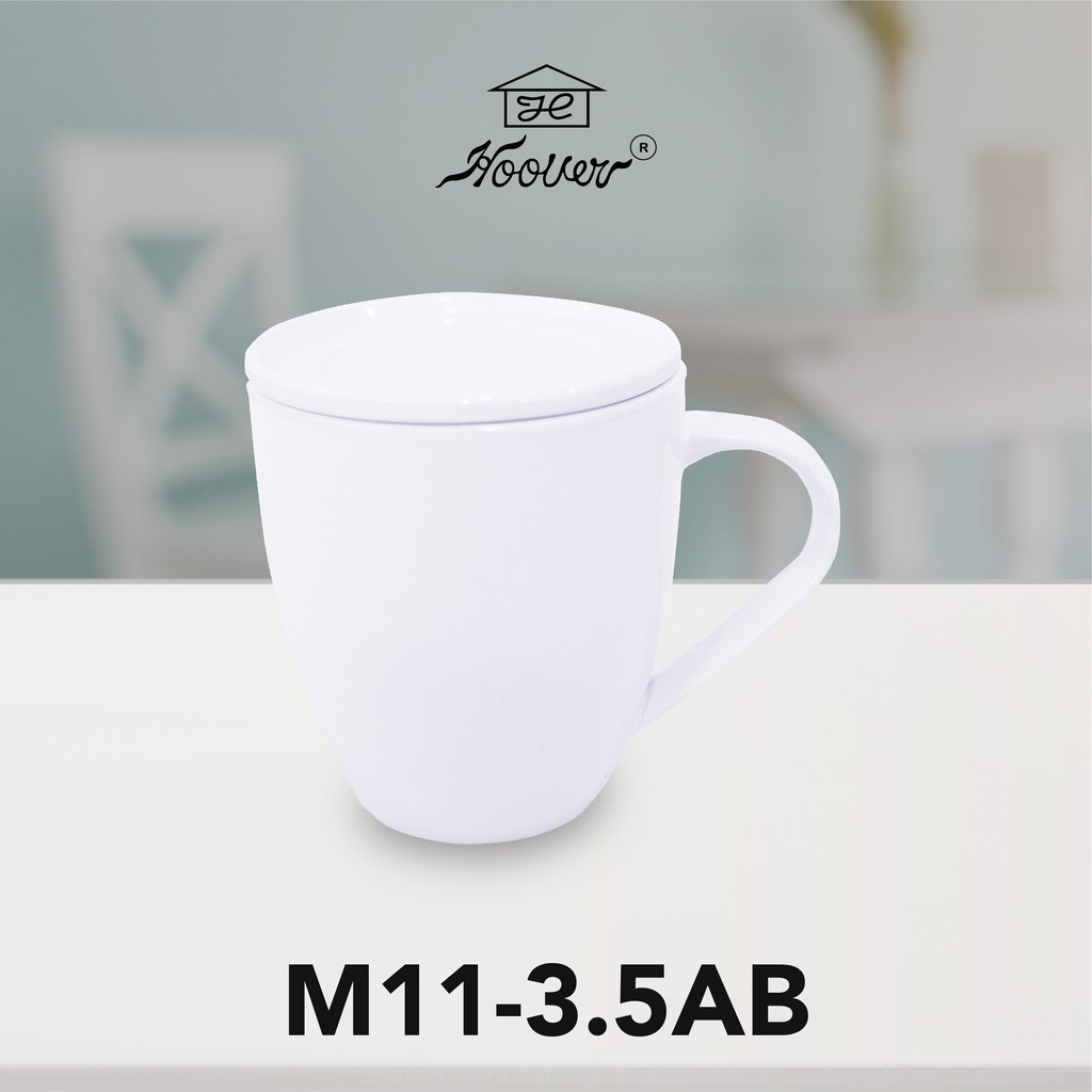 Jual Cangkir + Tutup 300ML Cangkir Minum M11-3.5AB Hoover Melamine ...