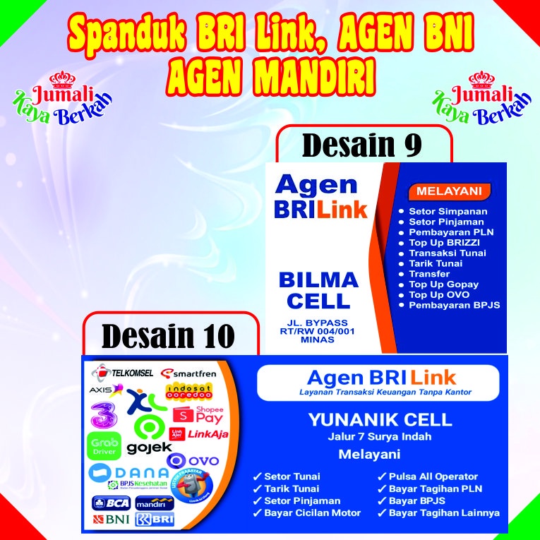 Jual Spanduk BRI Link BNI | Shopee Indonesia