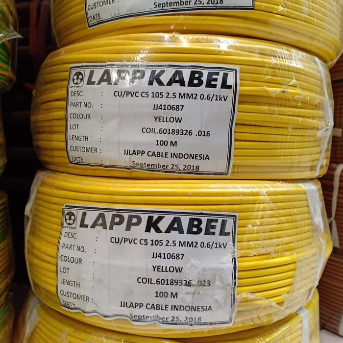 Jual Kabel Listrik Serabut NYAF 2,5mm LAPP KABEL Roll 100m | Shopee Indonesia