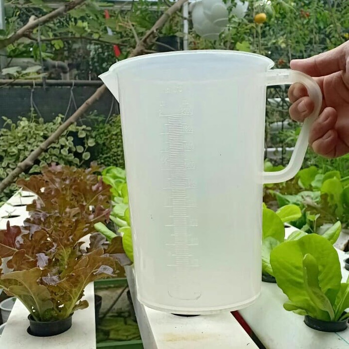 Jual Gelas ukur 2000ml untuk ukur takaran nutrisi ABmix hidroponik ...