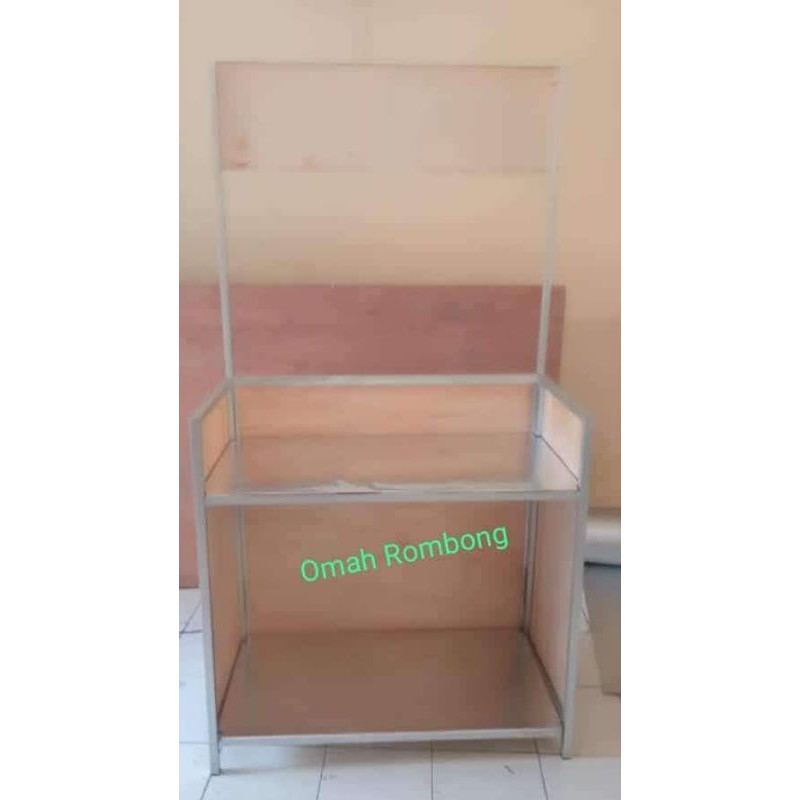 Jual rombong portable rombong lipat event desk rombong aluminium booth ...