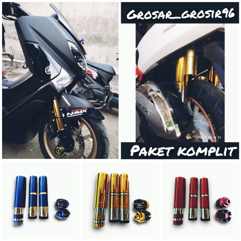 Jual Paket hemat cover shock/Pengaman shockbreaker depan belakang plus ...
