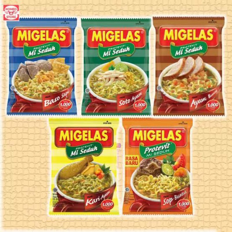 Jual Migelas mie instan 1 renceng isi 10 pcs | Shopee Indonesia