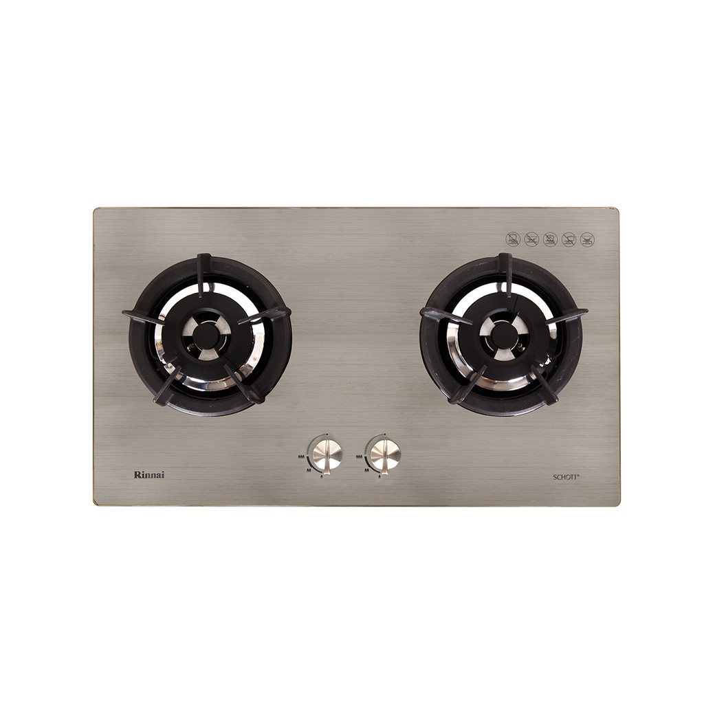 Jual Built-in Gas Hob Kompor Gas Tanam 2 Tungku Rinnai RB-2GH-C (SS ...
