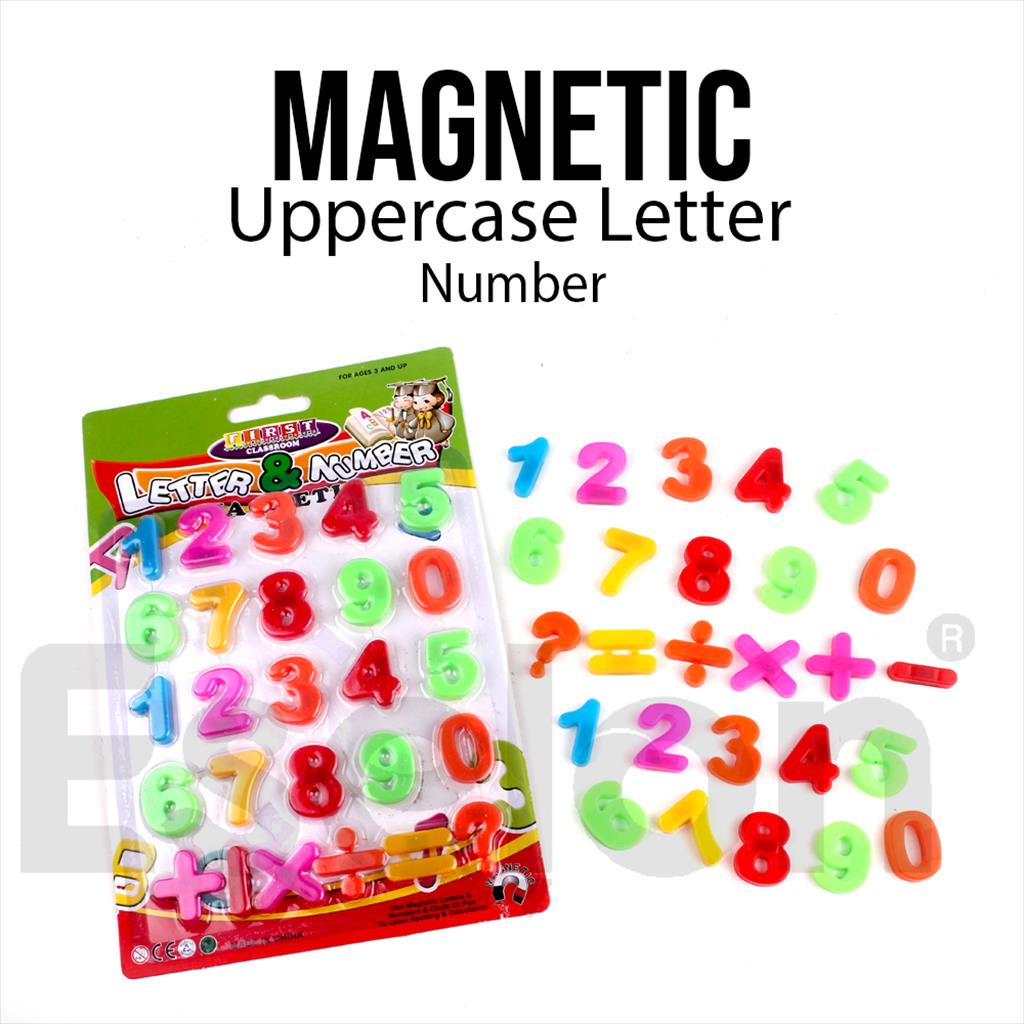 Jual Mainan Edukasi Anak Magnetic Alphabet Number Hijaiyah / Magnet ...