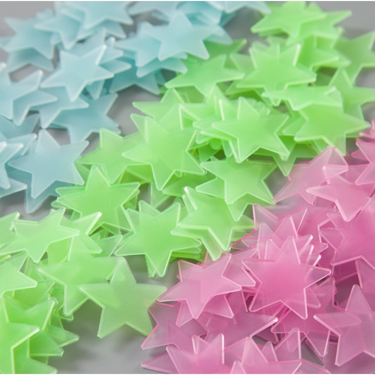 Jual Stiker Bintang Glow In The Dark Menyala Dalam Gelap / Stiker ...