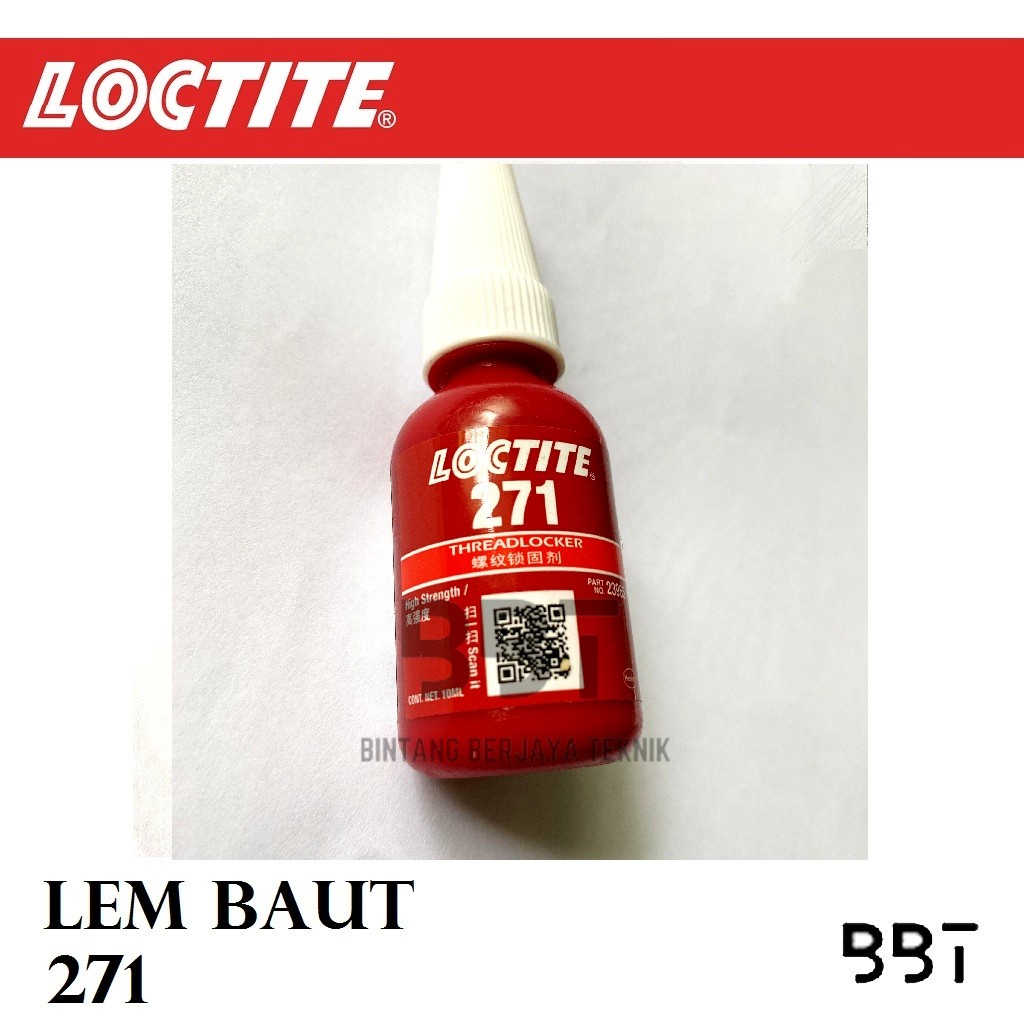 Jual Lem Baut LOCTITE 271 10ml / Loctite Threadlocker 271 / Pengisi ...