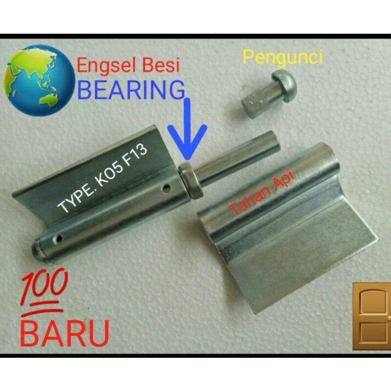Jual Engsel Pintu Besi HL type KO5/ F13- Fire door - Engsel pintu besi ...