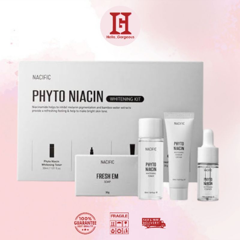 Jual NACIFIC Phyto Niacin Whitening Skin Care Kit / Natural Pacific Kit ...