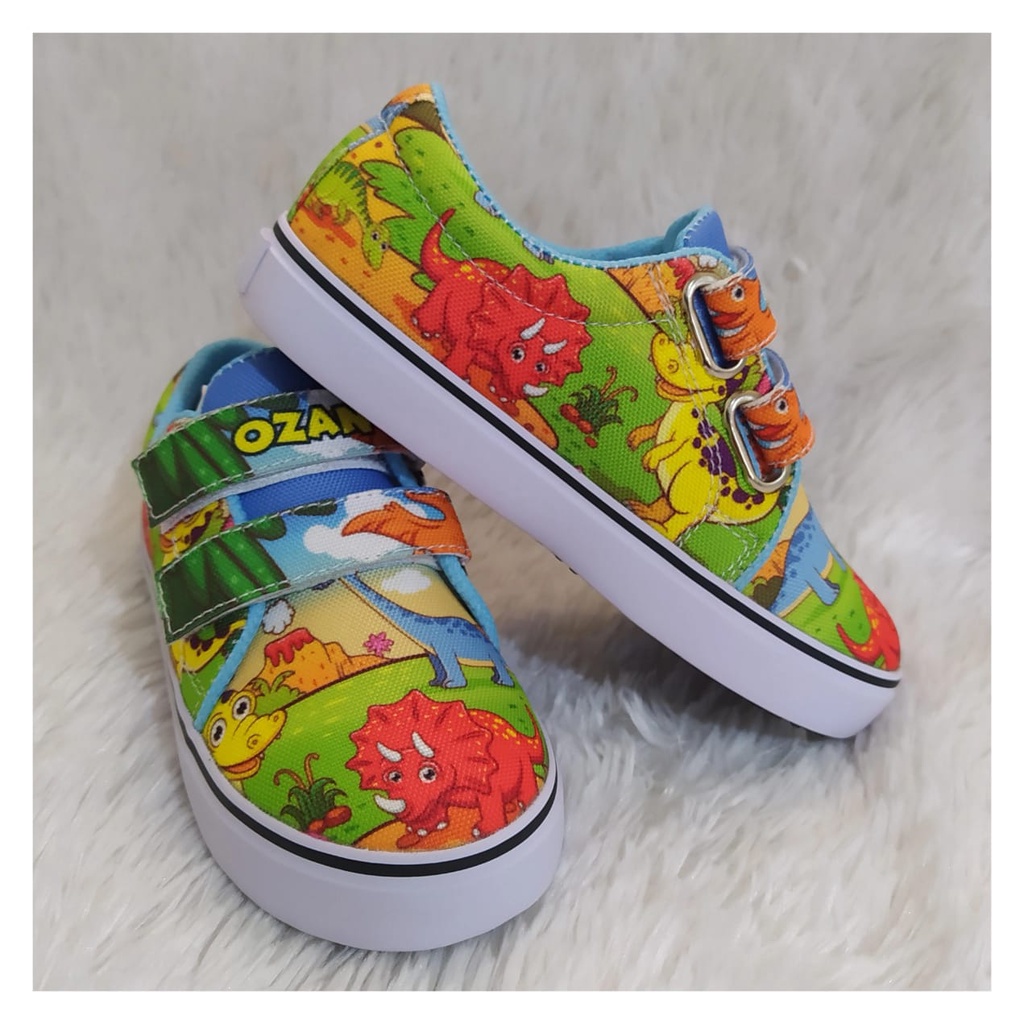 Jual Sepatu anak DIOSAURUS Lucu Terbaru/ sepatu anak hits sepatu anak ...