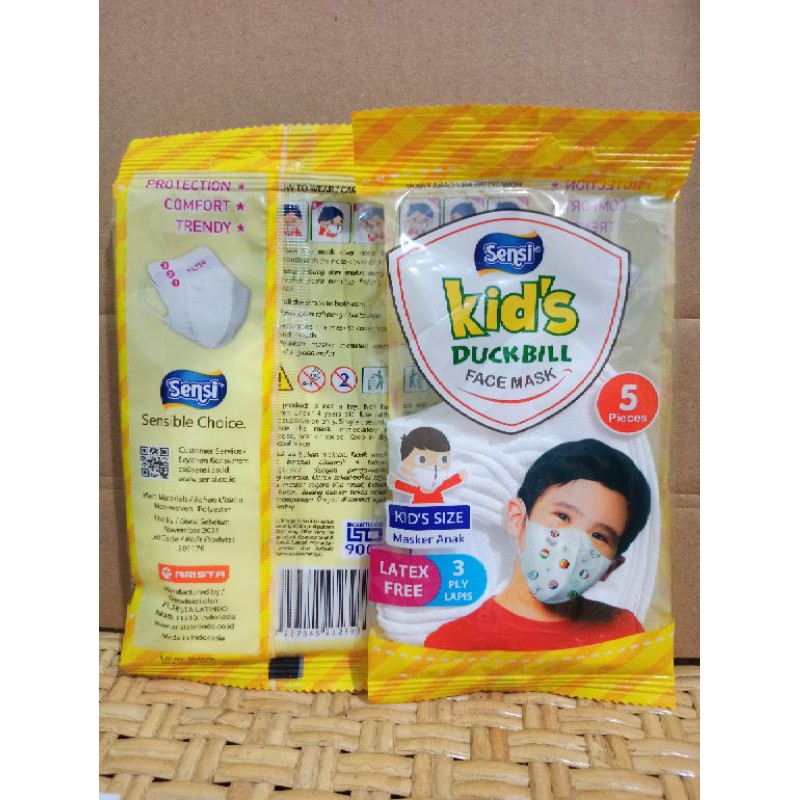 Jual Masker Sensi Duckbill Kids Anak Sachet isi 5pc | Shopee Indonesia Jual Masker Sensi Duckbill Kids Anak Sachet isi 5pc | Shopee Indonesia