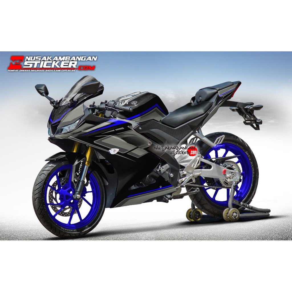 Jual Decal Stiker R15 V3 Hitam Grafis | Shopee Indonesia