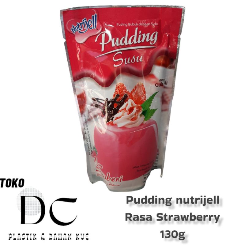 Jual pudding nutrijell rasa strawberry 130g | Shopee Indonesia