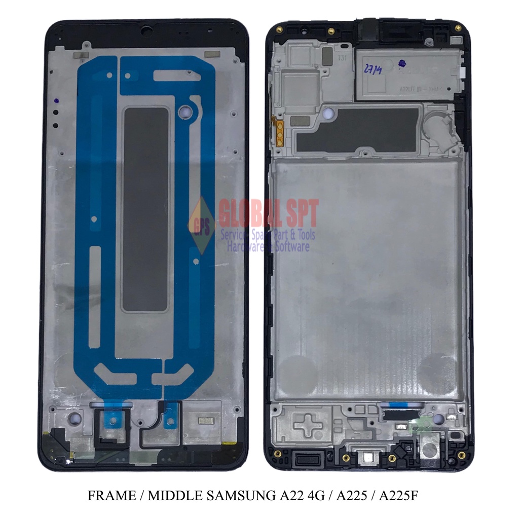 Jual FRAME SAMSUNG A22 4G / TULANG TENGAH / BEZZLE MIDDLE GALAXY A225 ...