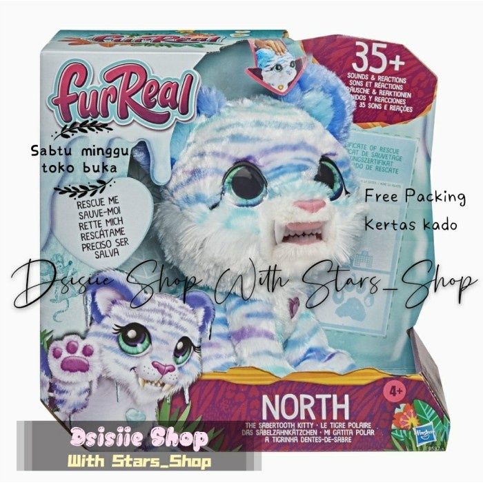 Jual Produk Terbaru Furreal Sabertooth Kitty Original Toys Plush ...