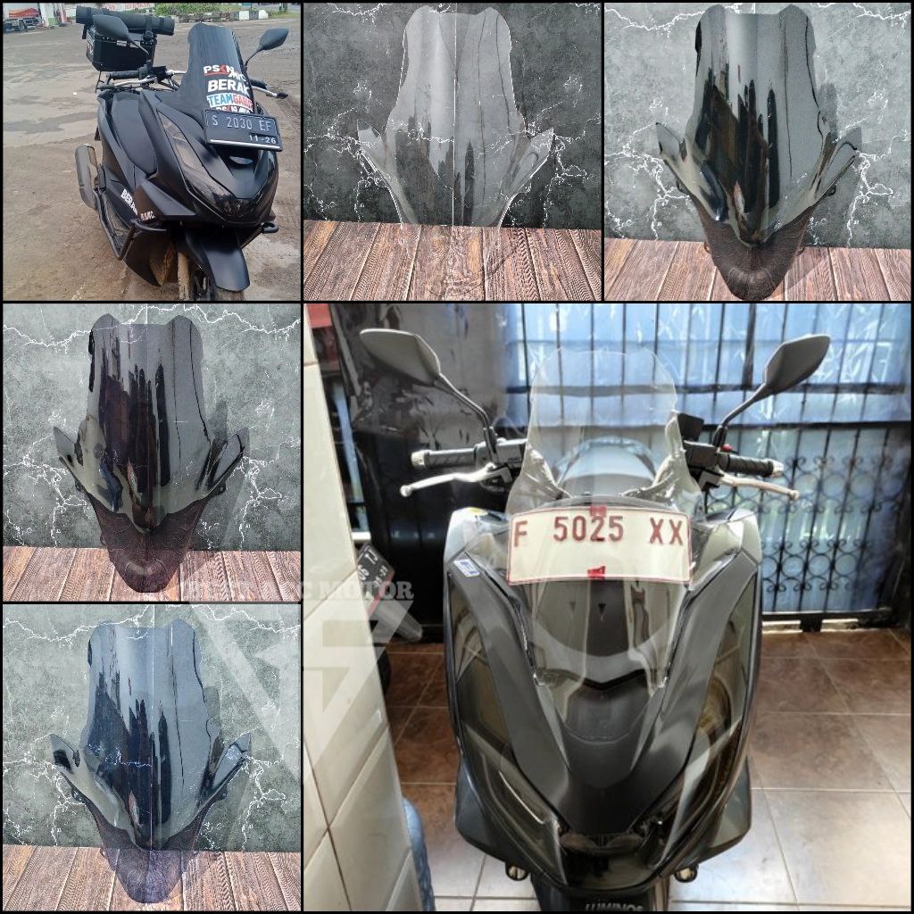 Jual VISOR PCX 160 20212 2022 MODEL TINGGI WINDSHIELD PCX 160 2021 2022 ...