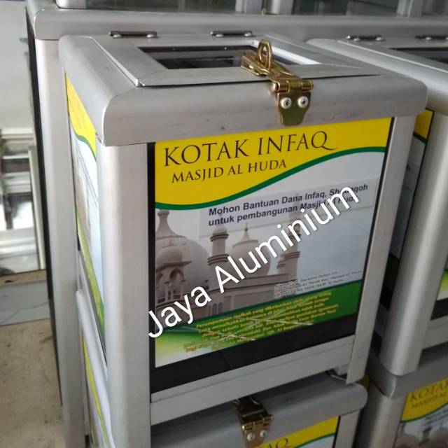 Jual Kotak infaq / kotak aluminium | Shopee Indonesia