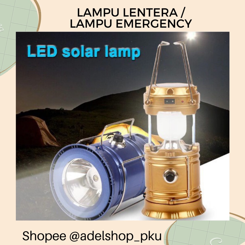 Jual LAMPU EMERGENCY ATAU LAMPU LENTERA/LENTERA TARIK/ LAMPU CAMPING ...