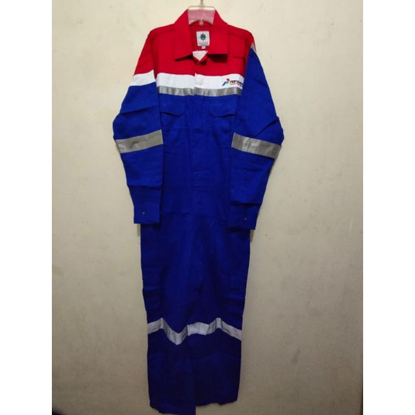Jual WEARPACK COVERALL PERTAMINA OROGINAL/ BAJU PROYEK PERTAMINA GAFURA ...