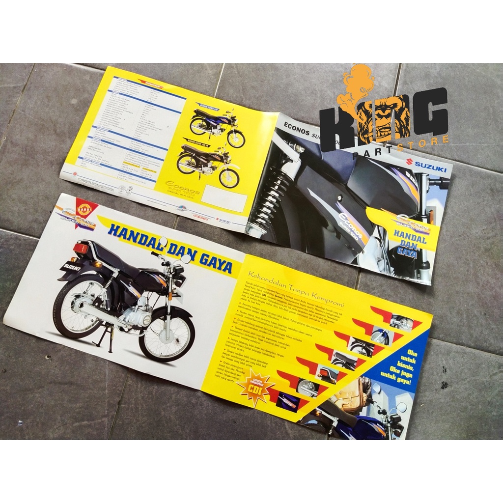 Jual BROSUR POSTER SUZUKI A100X ECONOS - FLYER KATALOG SPESIFIKASI A100 ...
