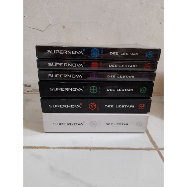 Jual Original 1 Set Buku Novel Supernova Series Dee Lestari Preloved ...
