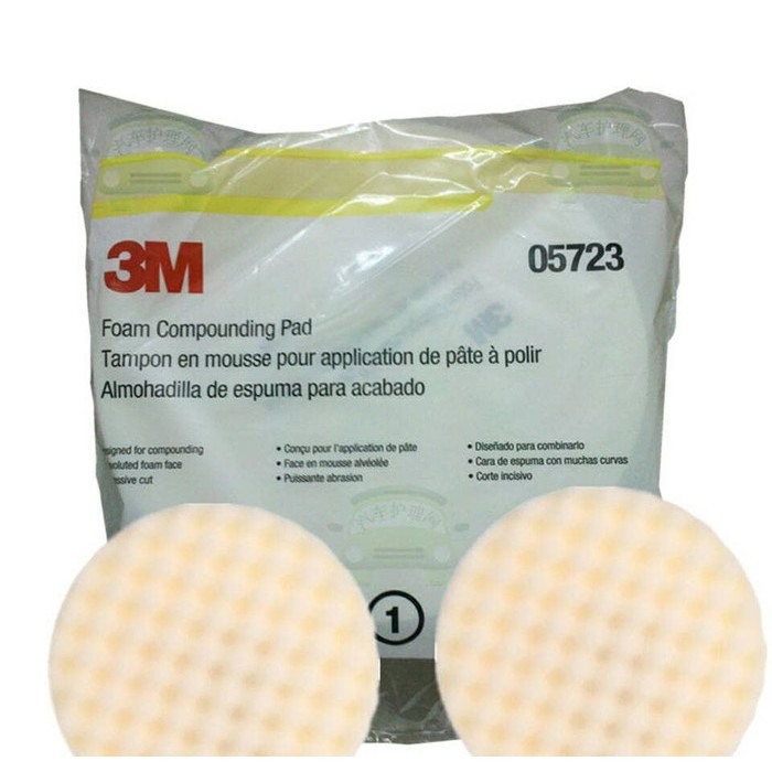 Jual Busa Poles 3M Original putih 05723 Foam Compounding pad mobil 3M ...