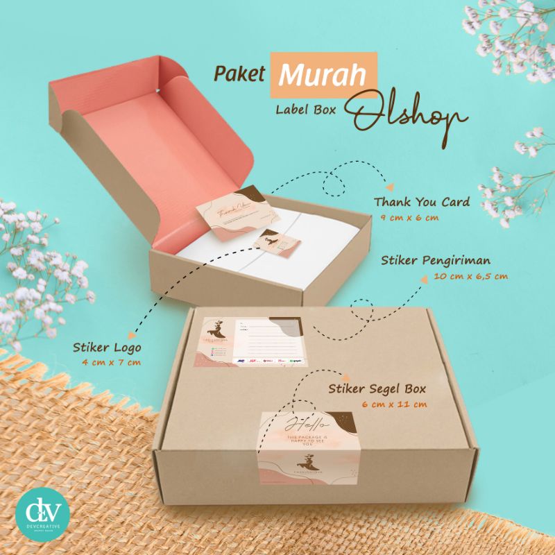 Jual STICKER LABEL PENGIRIMAN (Paket 4in1) | Shopee Indonesia