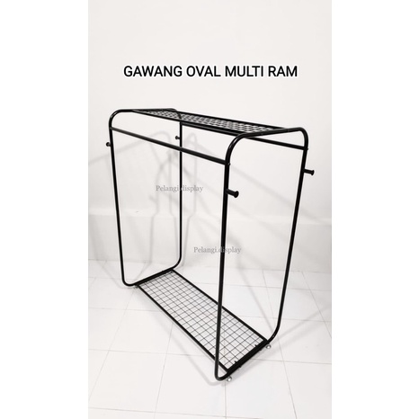 Jual Gawang Oval Multi Ram | Gawang Baju Multi Ram | Shopee Indonesia