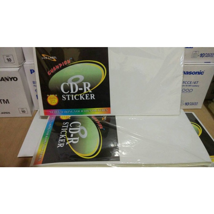 Jual LAINNYA- STICKER CD DVD / LABEL CD DVD ISI 100 -LAINNYA. | Shopee ...
