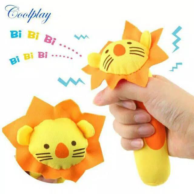 Jual Mainan Bayi Rattle Toy Stick Boneka Tangan Genggam Plush Lucu ...