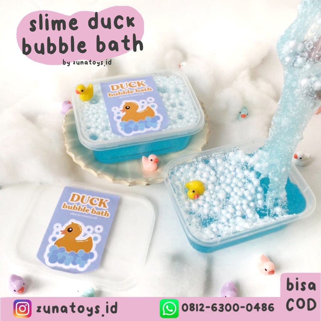 Jual Slime Duck Bubble Bath 200ml (+charm mini duck) | Shopee Indonesia