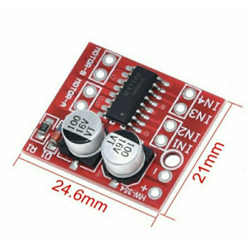 Jual Modul Driver Motor Dc 2 Channel Pwm kecepatan L298n mini | Shopee ...