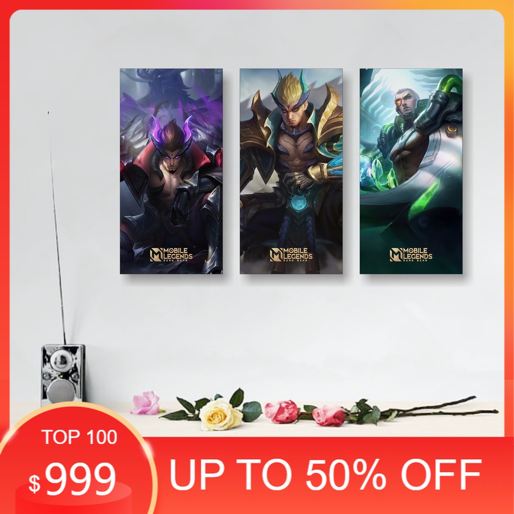 Jual Poster Kayu Hiasan Dinding 15x30 Mobile Legends Yu Zhong | Shopee ...