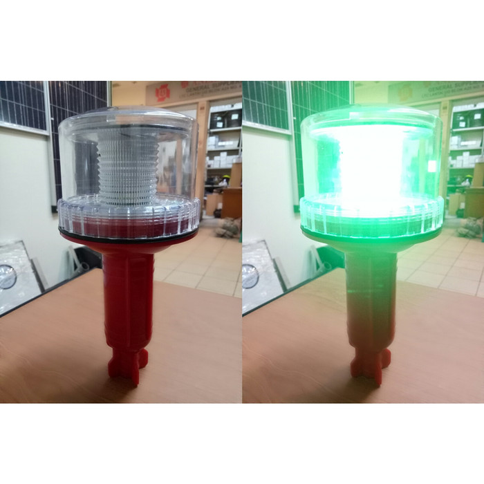 Jual Lampu Menara Strobo Rotari Solar Panel 3 Warna | Shopee Indonesia