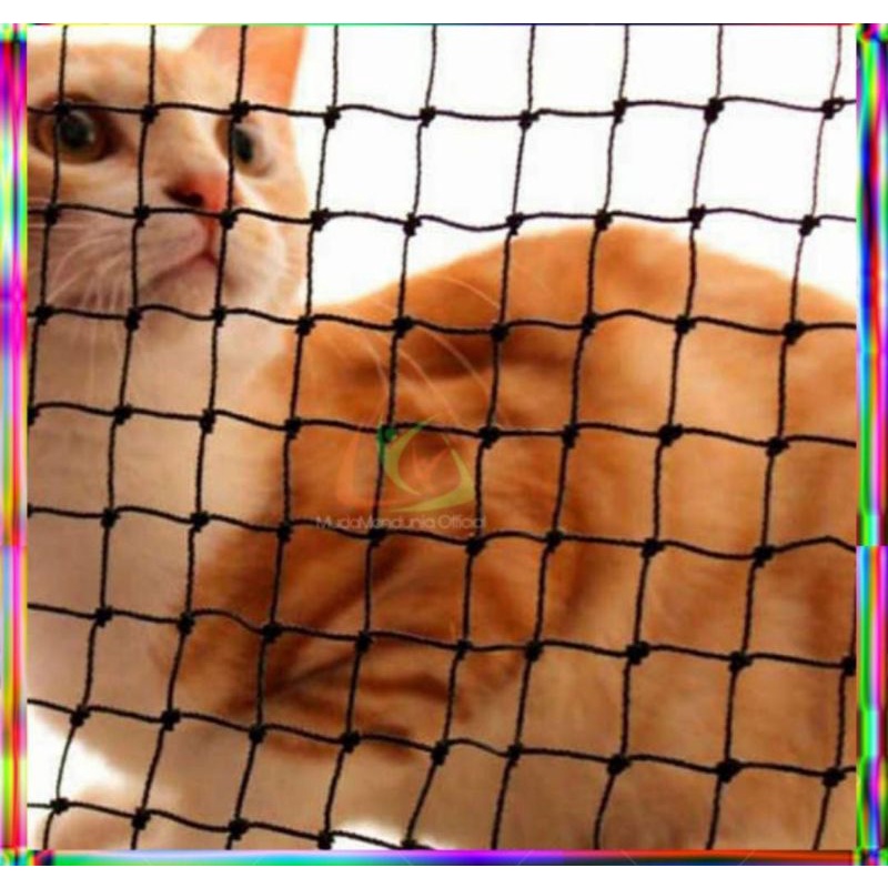 Jual Jaring pagar kucing/ayam/unggas/kolam ikan tebal lubang 1cm ...