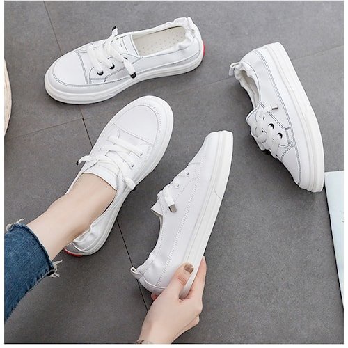 Jual Sepatu Kets Wanita Kekinian Sneakers Import Slip On Fashion Korea ...