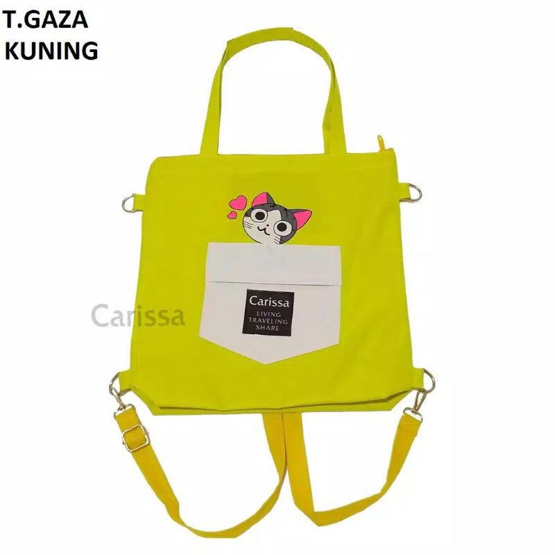 Jual T.GAZA Tas 3 in 1 ( Ransel selempang / jinjing ) Murah Kekinian ...
