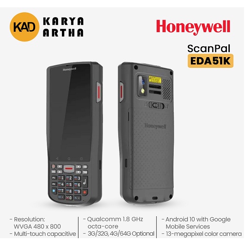 Jual Barcode Scanner PDT Industrial Honeywell EDA51K Mobile Android ...