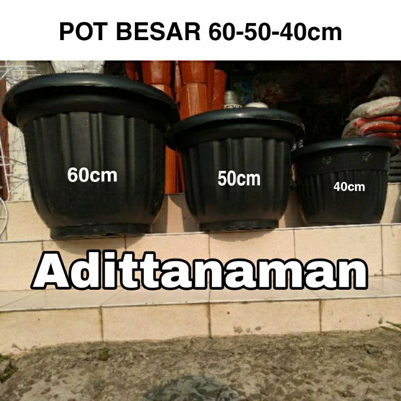 Jual Pot besar ukuran 50cm-pot tanaman (Gosend instan only) | Shopee ...