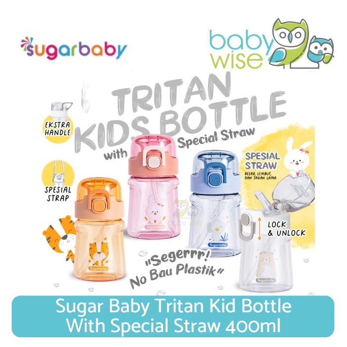 Jual Sugar Baby Tritan Kid Bottle With Special Straw - Botol Minum Anak ...